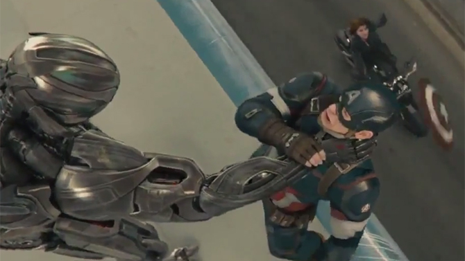 Avengers L'Ère d'Ultron : Captain America vs Ultron, le trailer musclé