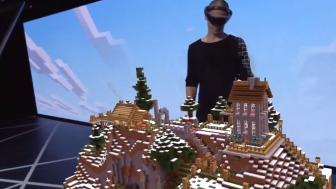 E3 : Minecraft, l'impressionnante démonstration HoloLens